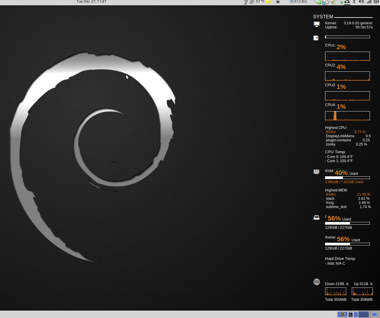 GitHub - fstab50/conky-system-monitor: Configuration files for various conky (https://github.com ...