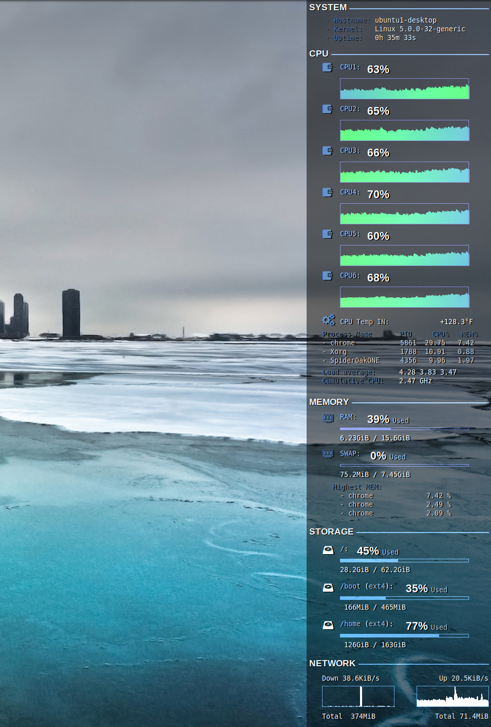 GitHub - fstab50/conky-system-monitor: Configuration files for various conky (https://github.com ...